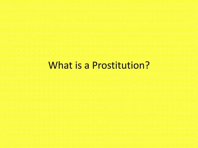 Prostitutions | PPT