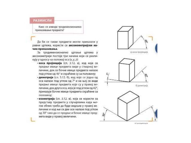 Prostorno prikazivanje predmeta 7 19 20 | PPTX