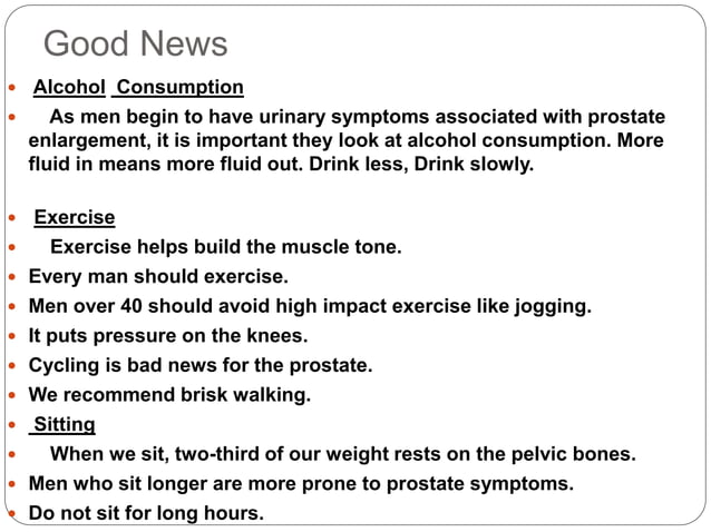 Prostrate Enlargement-Must read for men above 40 | PPT