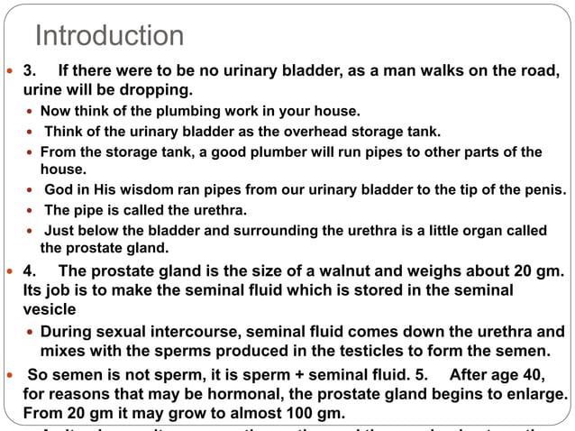 Prostrate Enlargement-Must read for men above 40 | PPT
