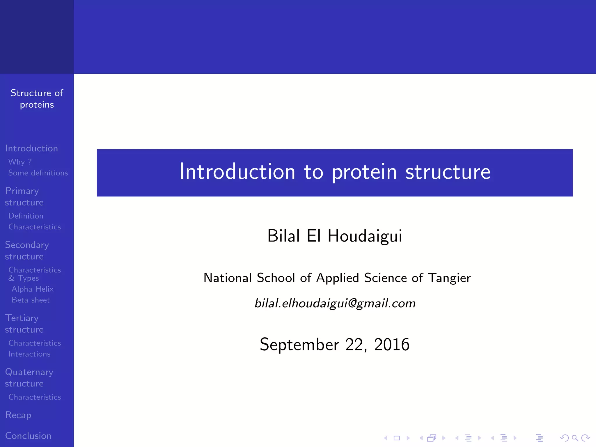 Introduction to protein structure | PDF
