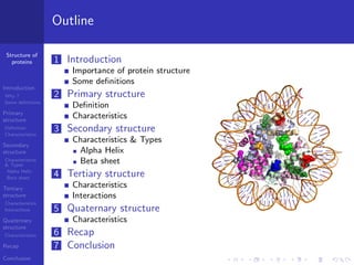 Introduction to protein structure | PDF | Chemistry | Science