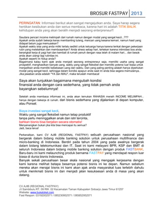 Brosur fastpay | PDF