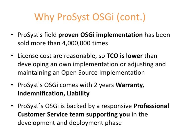 ProSyst Comany Introduction (OSGi, embedded Java, Device Management,