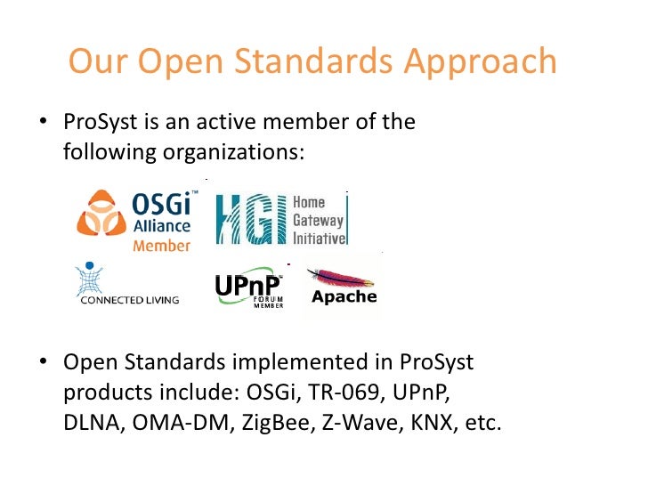 ProSyst Comany Introduction (OSGi, embedded Java, Device Management,