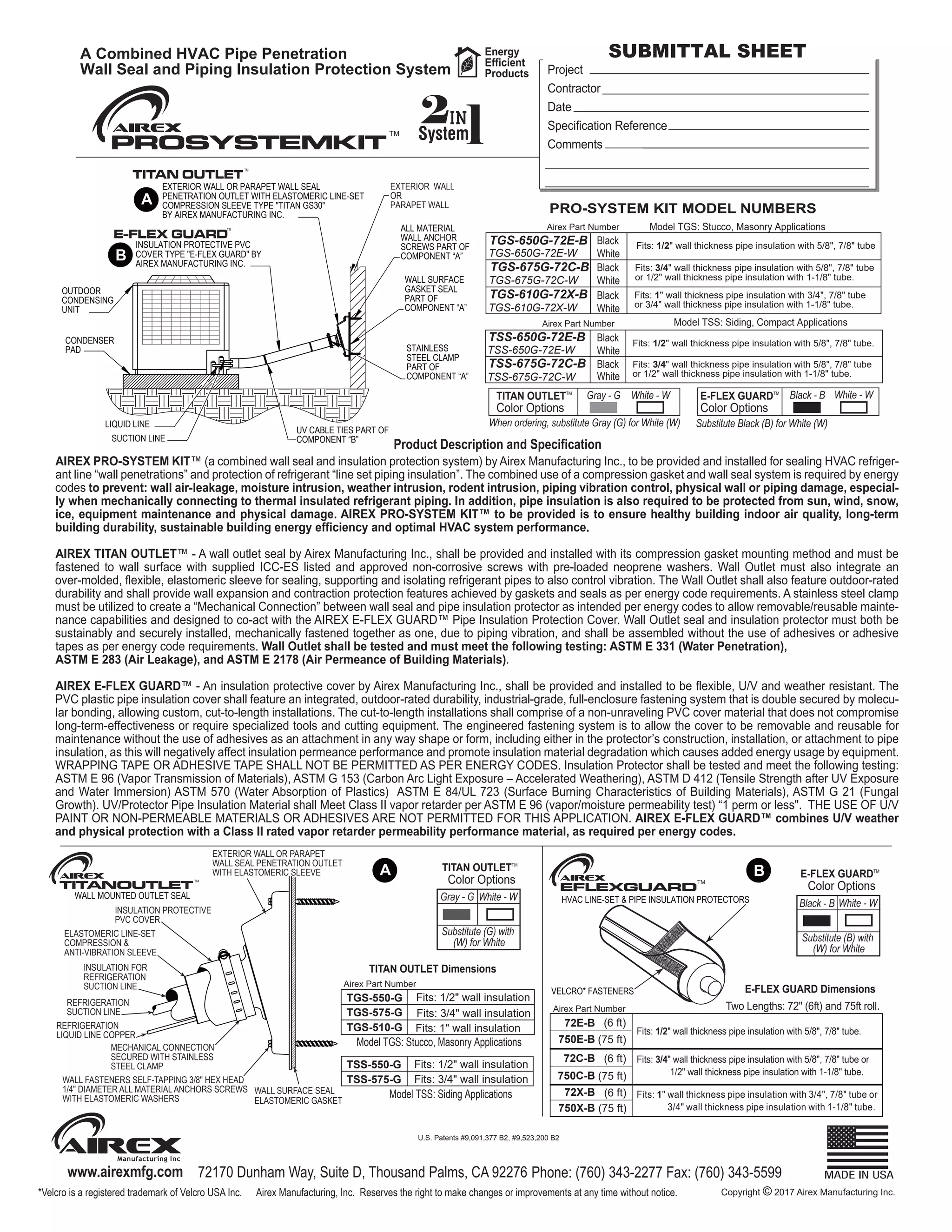 Airex Pro System Kit | PDF