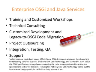 Pro Syst Enterprise OSGi | PPT
