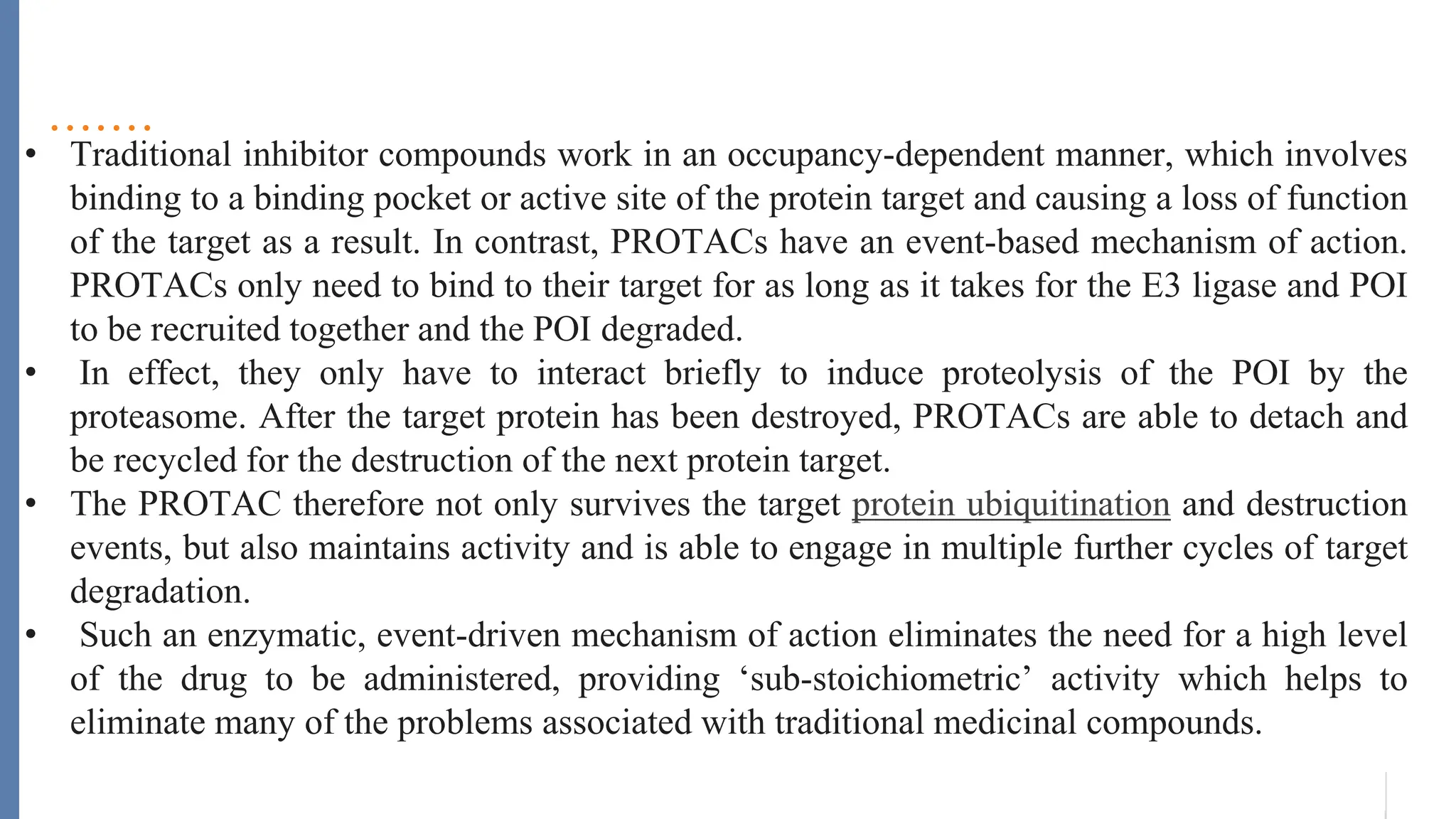 protein targeted chimerase(protac) in pharmaceutical chemistry | PPTX