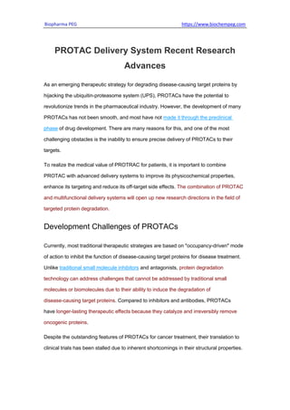 PROTAC Delivery System Recent Research Advances.pdf