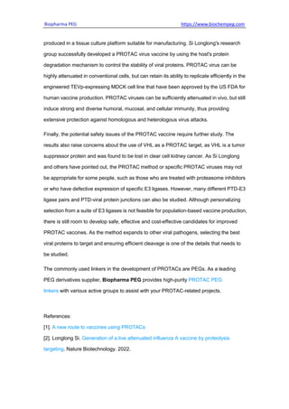 PROTAC Technology A New Application In Influenza Vaccines.pdf
