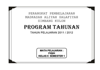 Protah fiqih ma kelas x, 1 2 | PPT