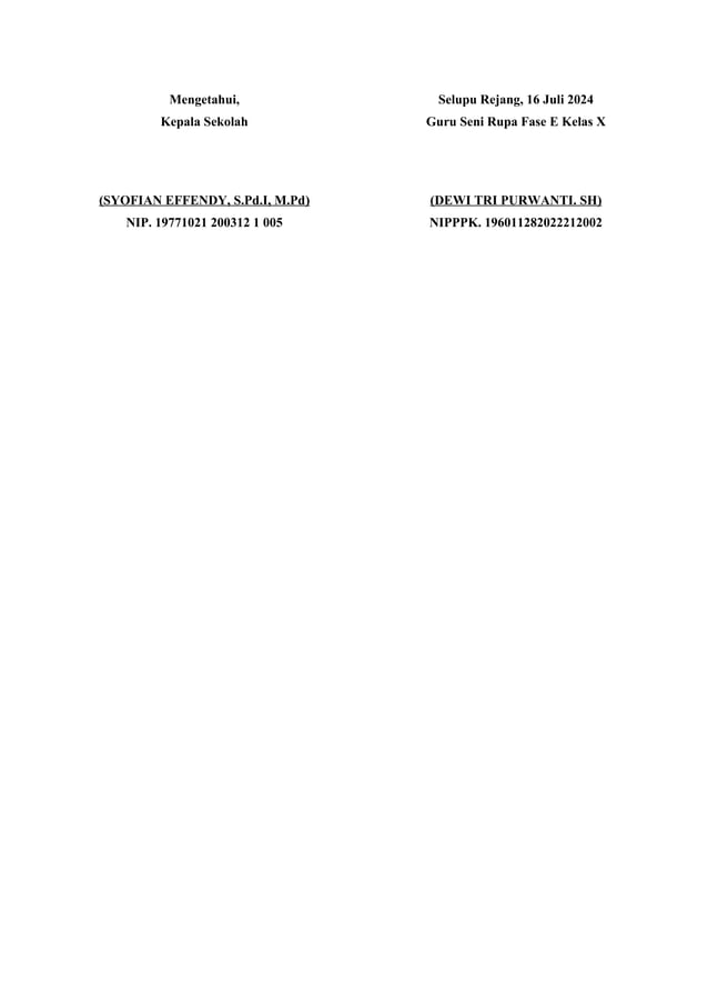 PROTA Kurikulum Merdeka ini dibuat sebagai conoh untuk para pendidik | DOCX