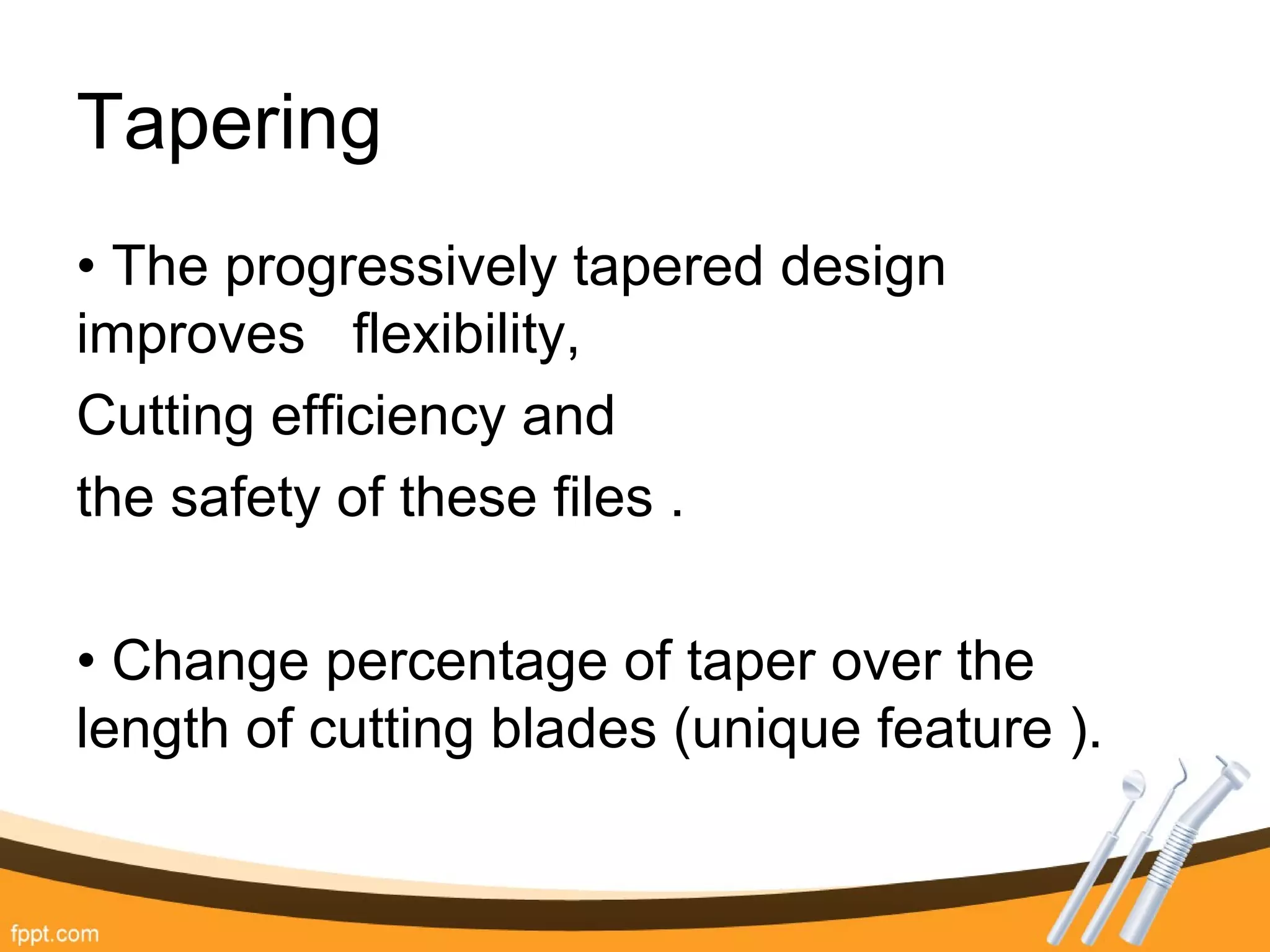 Protaper endodontic system | PPT