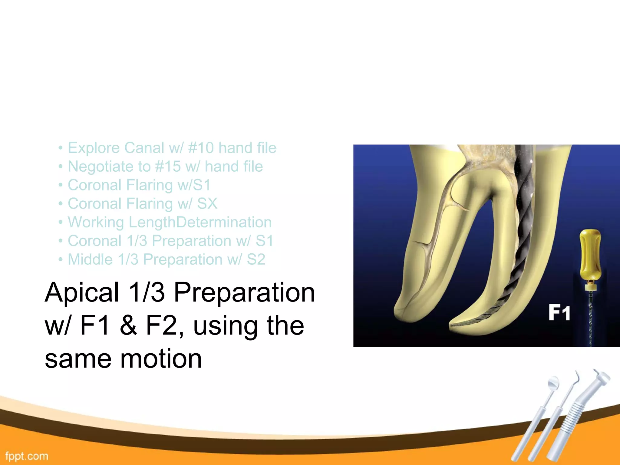 Protaper endodontic system | PPT