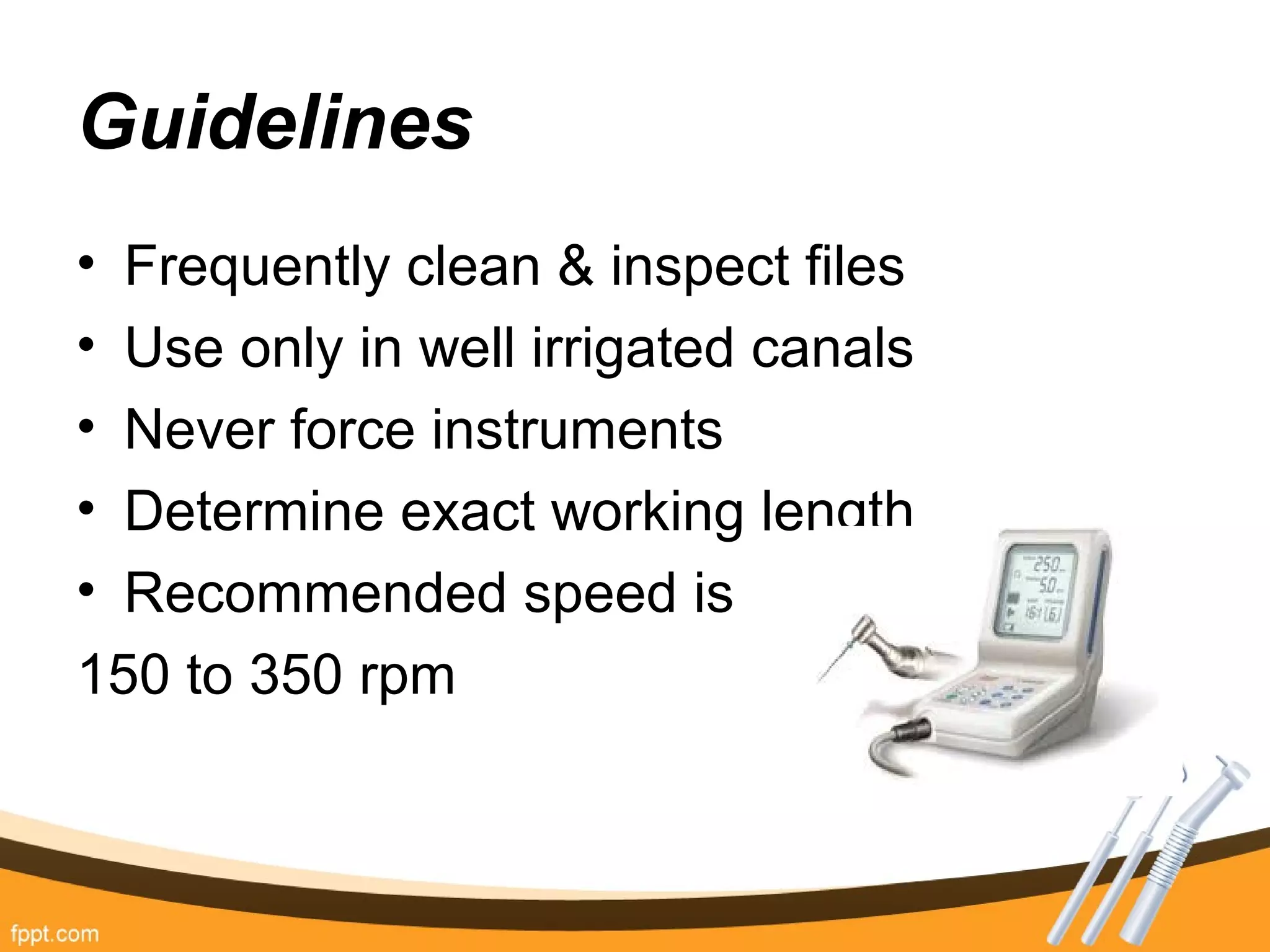 Protaper endodontic system | PPT