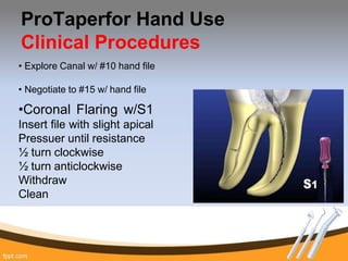 Protaper endodontic system | PPTX