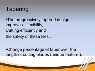 Protaper endodontic system | PPTX