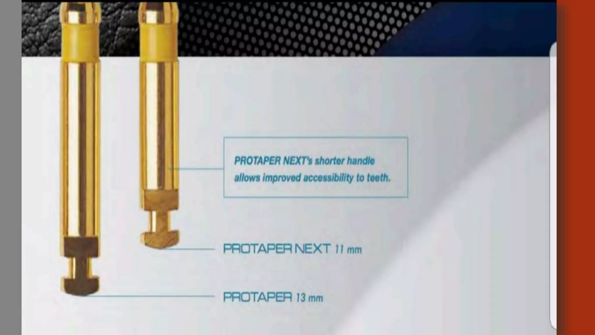 Protaper Next File/ Dr.Sarah Alkhateeb | PPTX