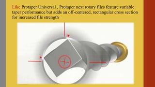 Protaper Next File/ Dr.Sarah Alkhateeb | PPTX