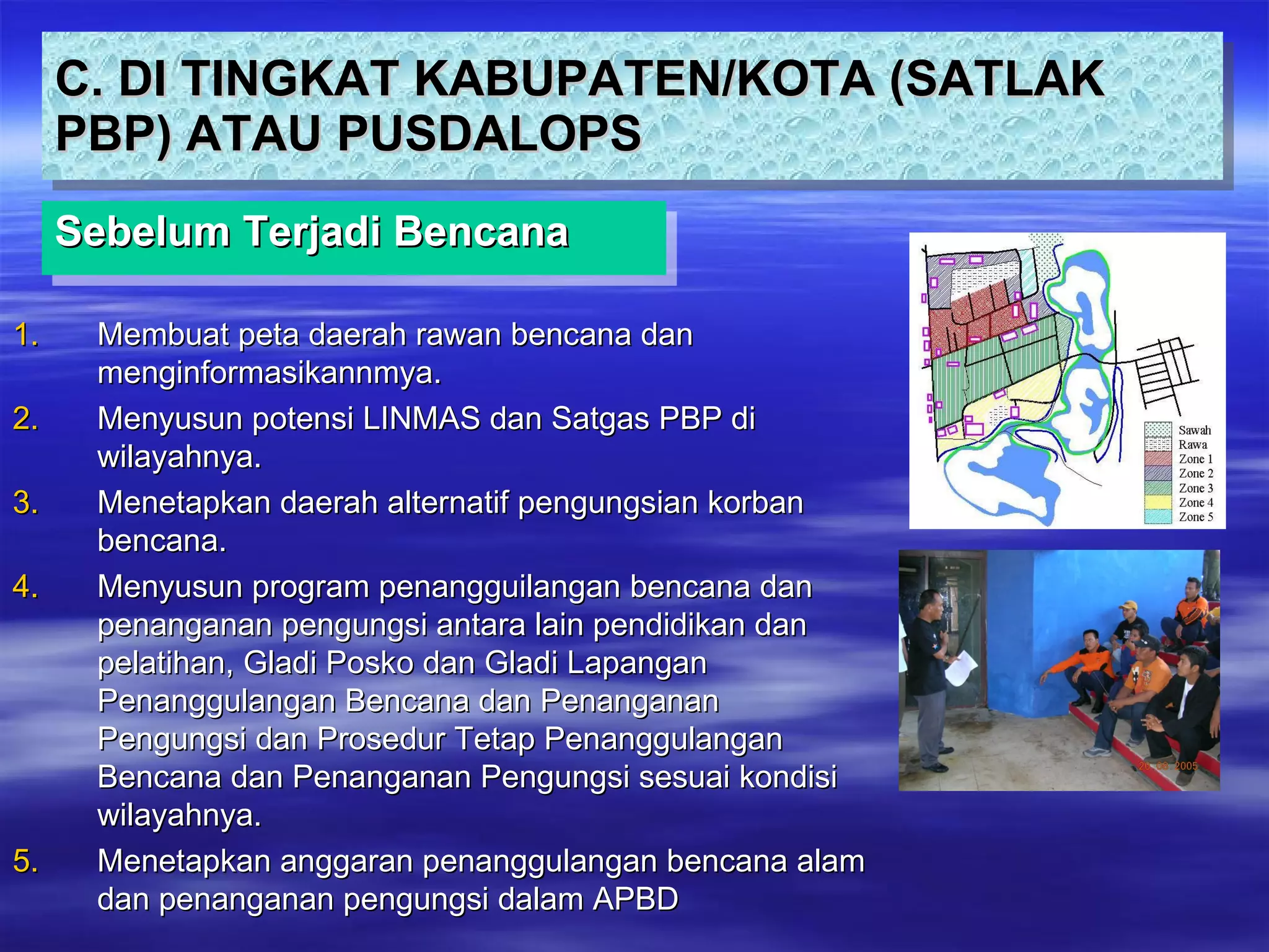 Protap penanggulangan bencana | PPT