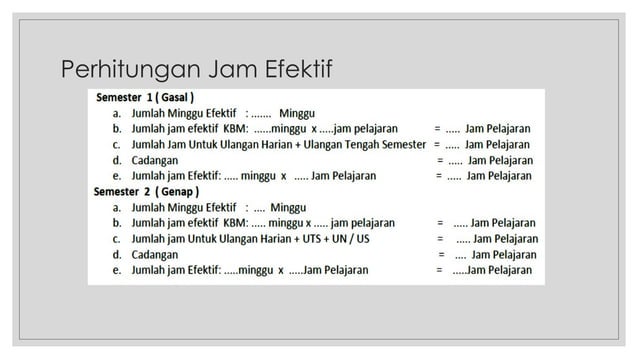 Desain Program tahunan dan program semester | PPTX