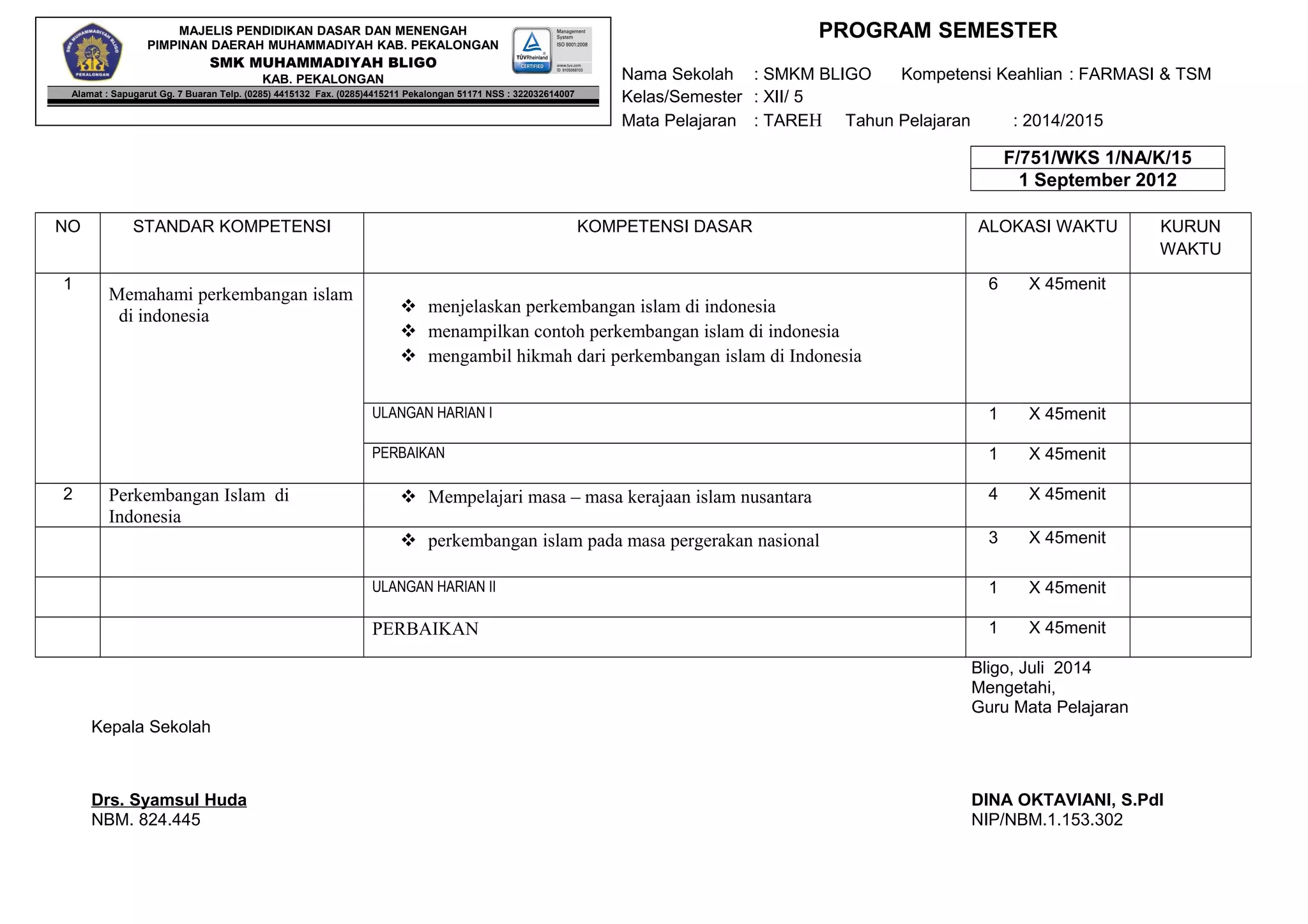 Prota promes xii tare | PDF