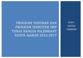 Prota dan prosem SMP kelas 9 | DOCX