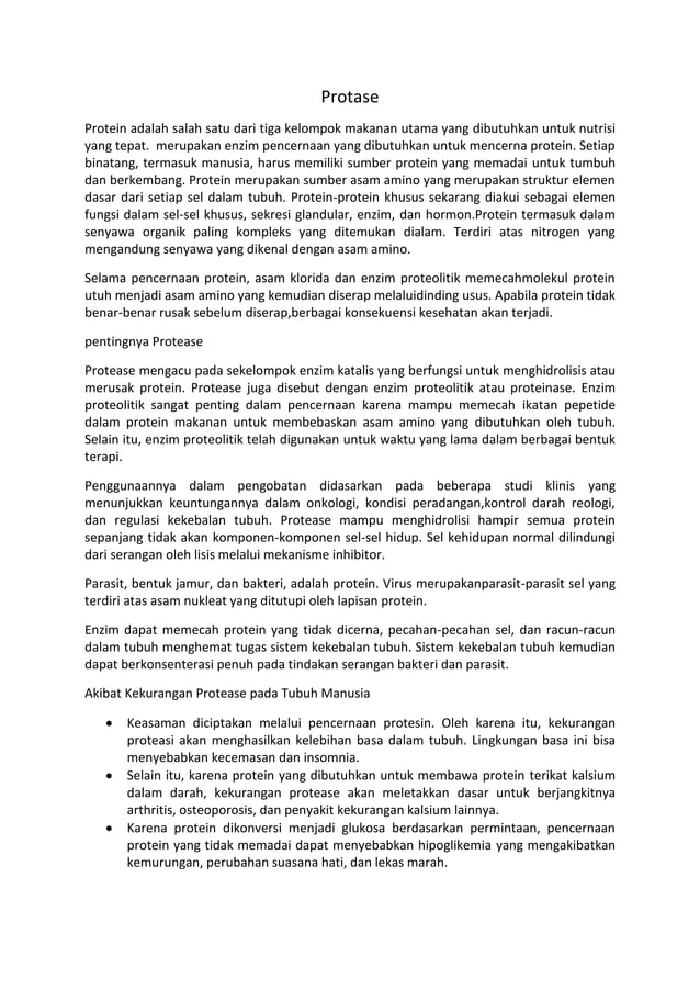Protase | PDF