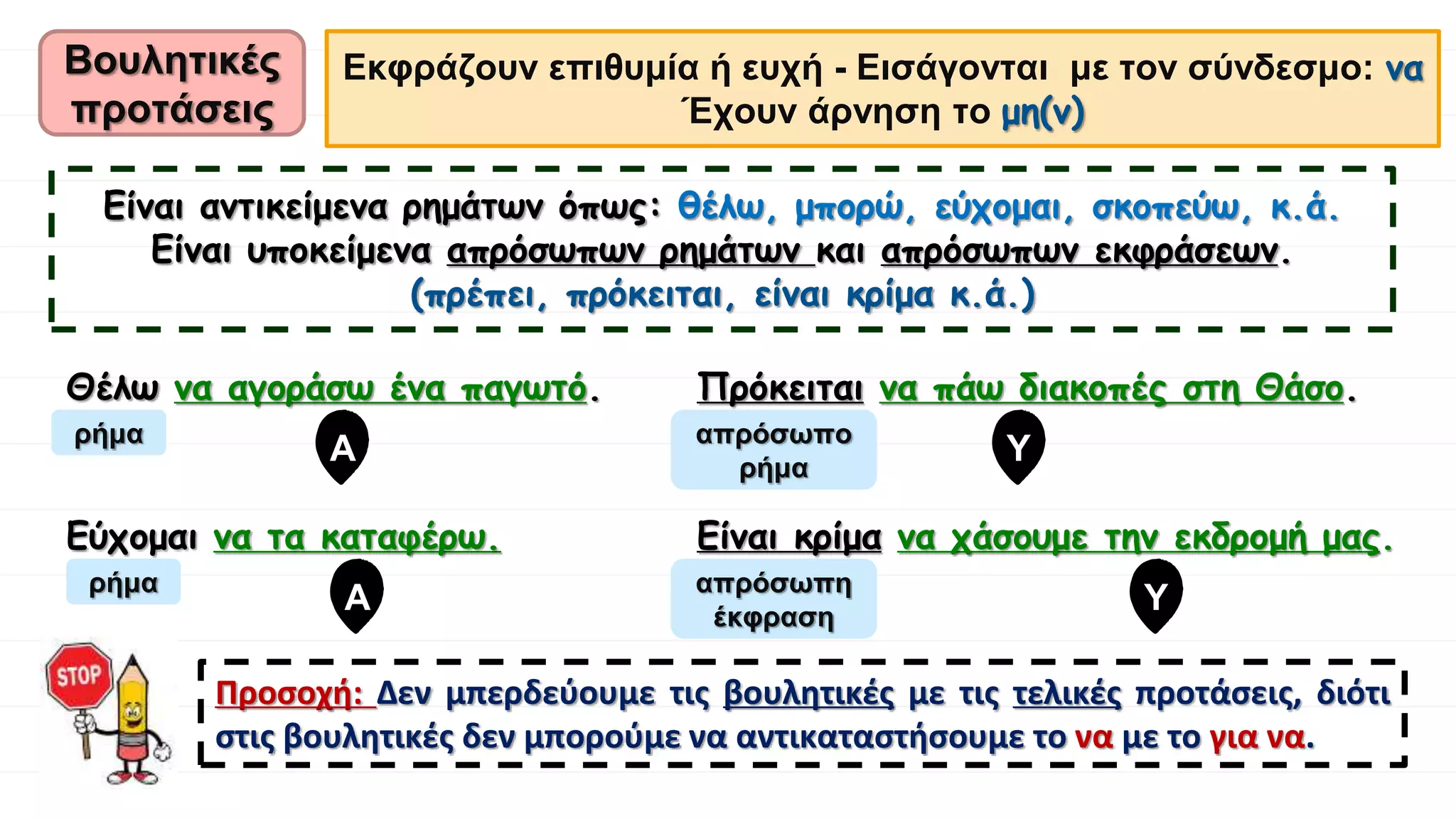 Δευτερεύουσες ονοματικές προτάσεις | PPT