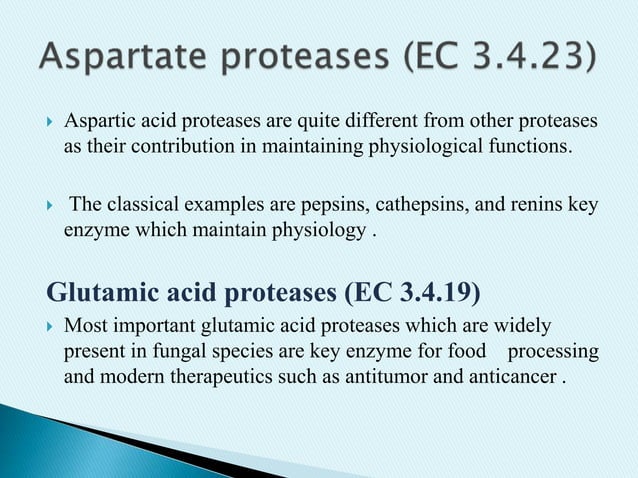 Protease Enzyme Application in Food Processing | PPTX