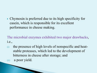 Protease Enzyme Application in Food Processing | PPTX