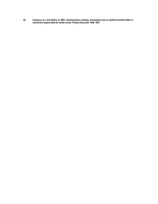 Protease for use in poultry | PDF