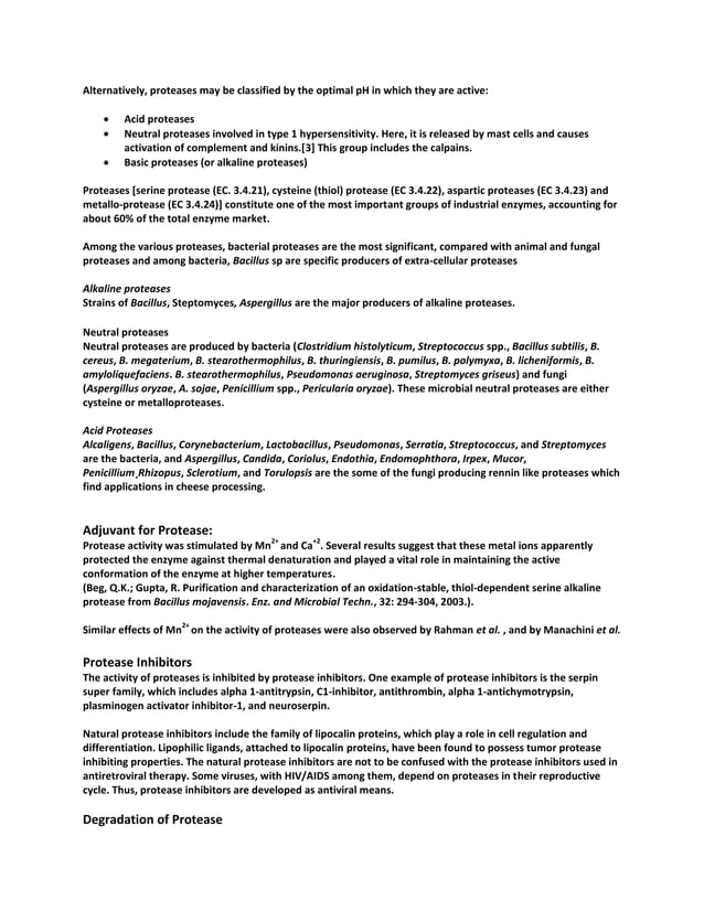 Protease for use in poultry | PDF