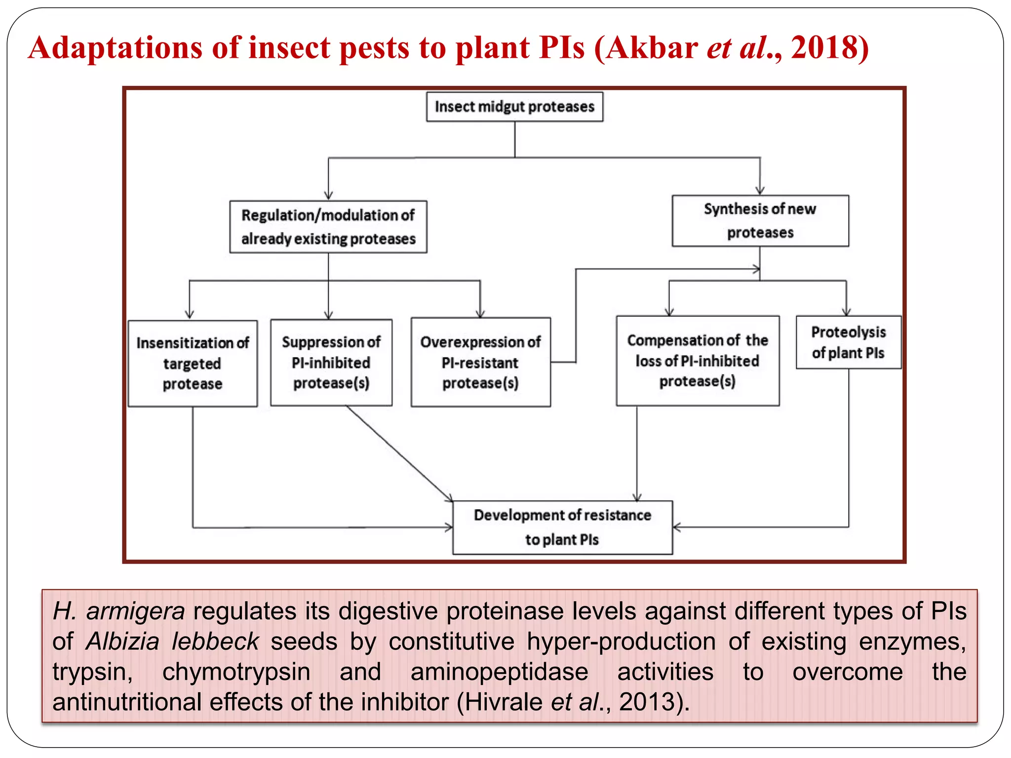 Protease inhibitor and molecular interaction in insect | PDF