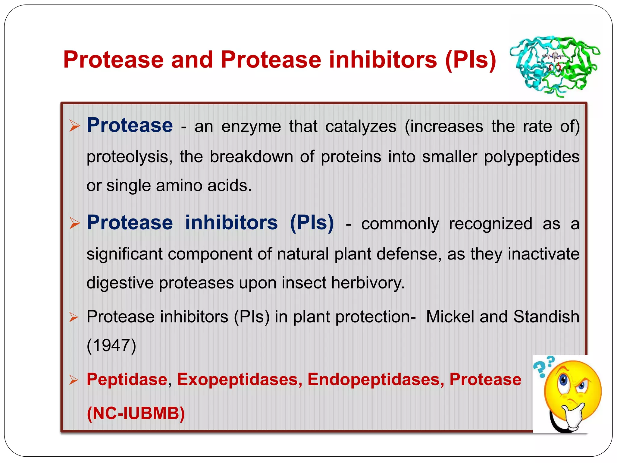 Protease inhibitor and molecular interaction in insect | PDF