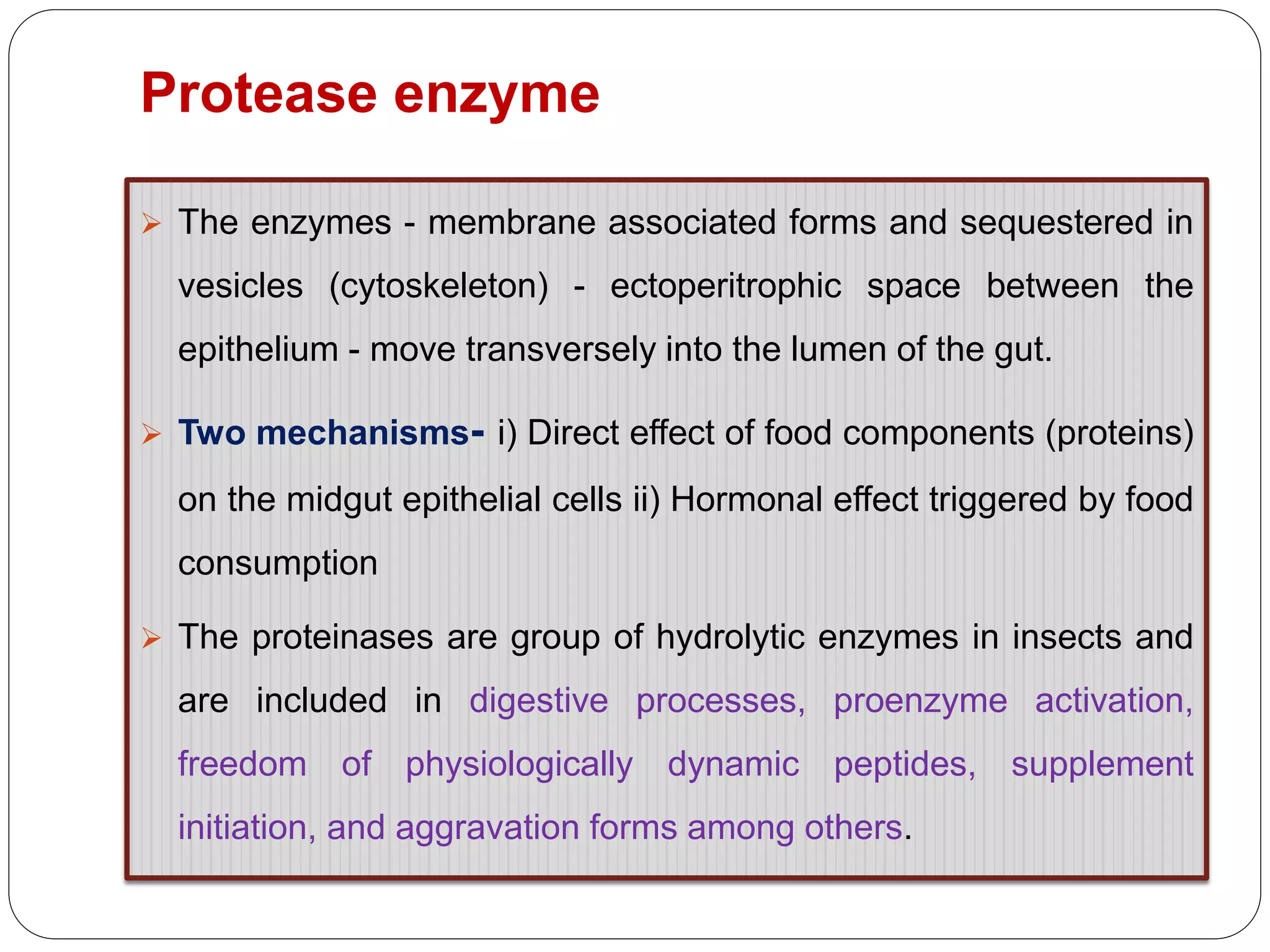 Protease inhibitor and molecular interaction in insect | PDF