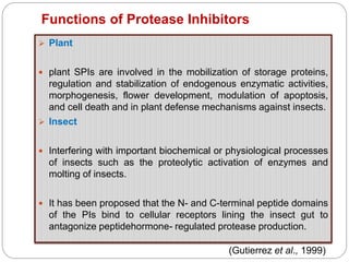 Protease inhibitor and molecular interaction in insect | PDF