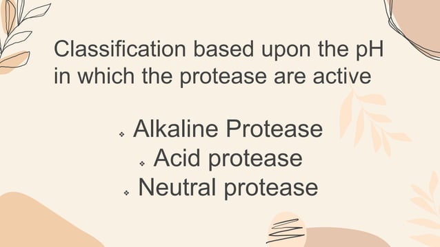 Production of enzyme Proteases: Biotechnology, pharmacy | PPTX | Chemistry | Science