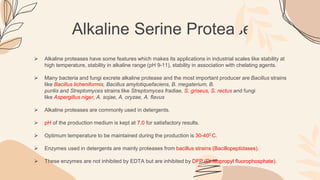 Production of enzyme Proteases: Biotechnology, pharmacy | PPTX