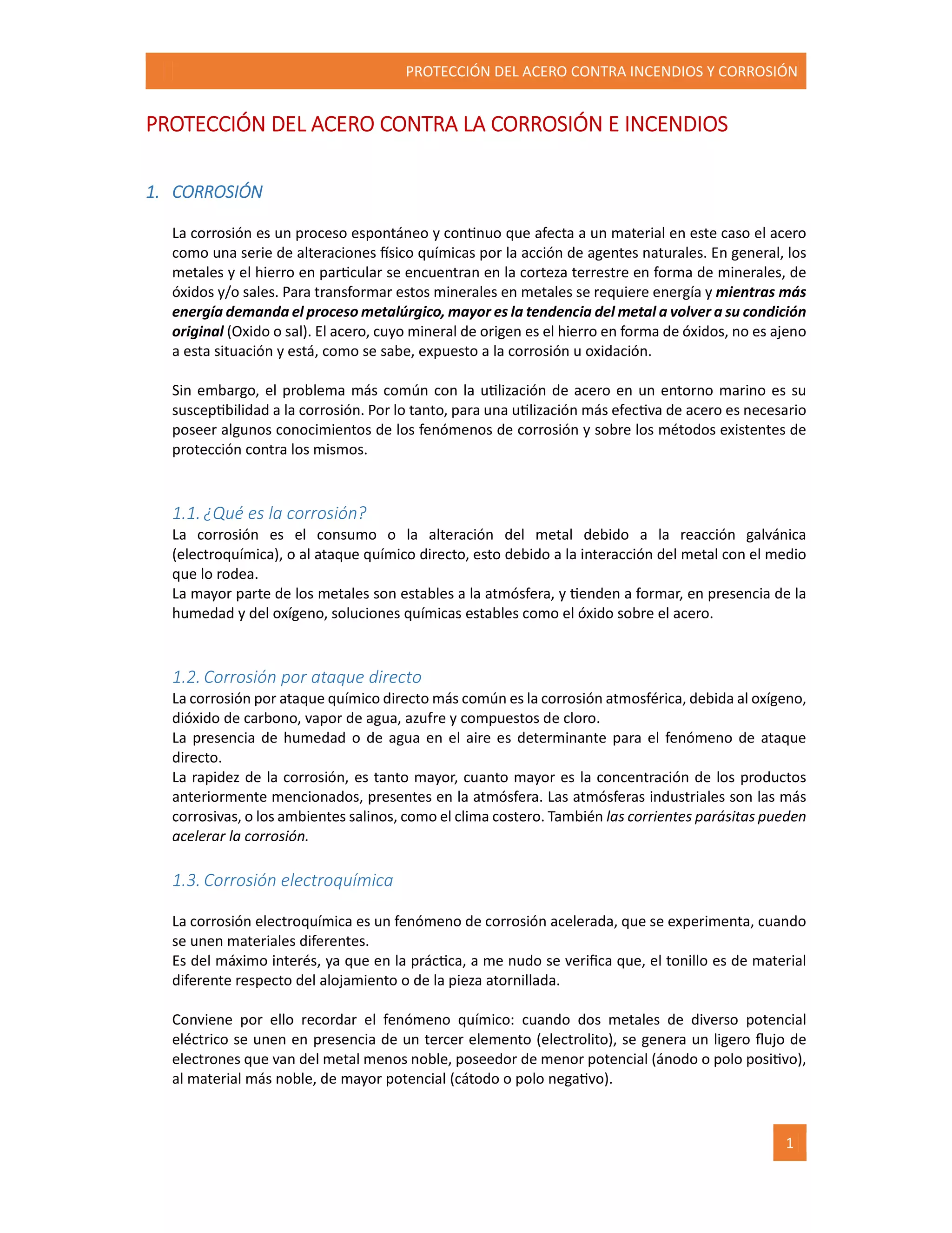 Protección del acero contra la corrosión y el fuego | PDF