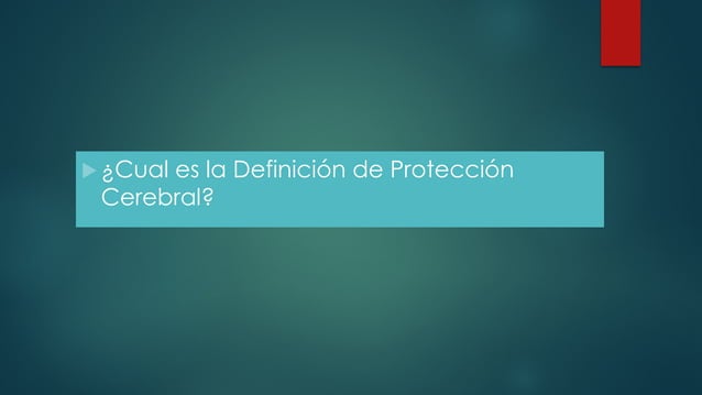 Protección cerebral | PDF