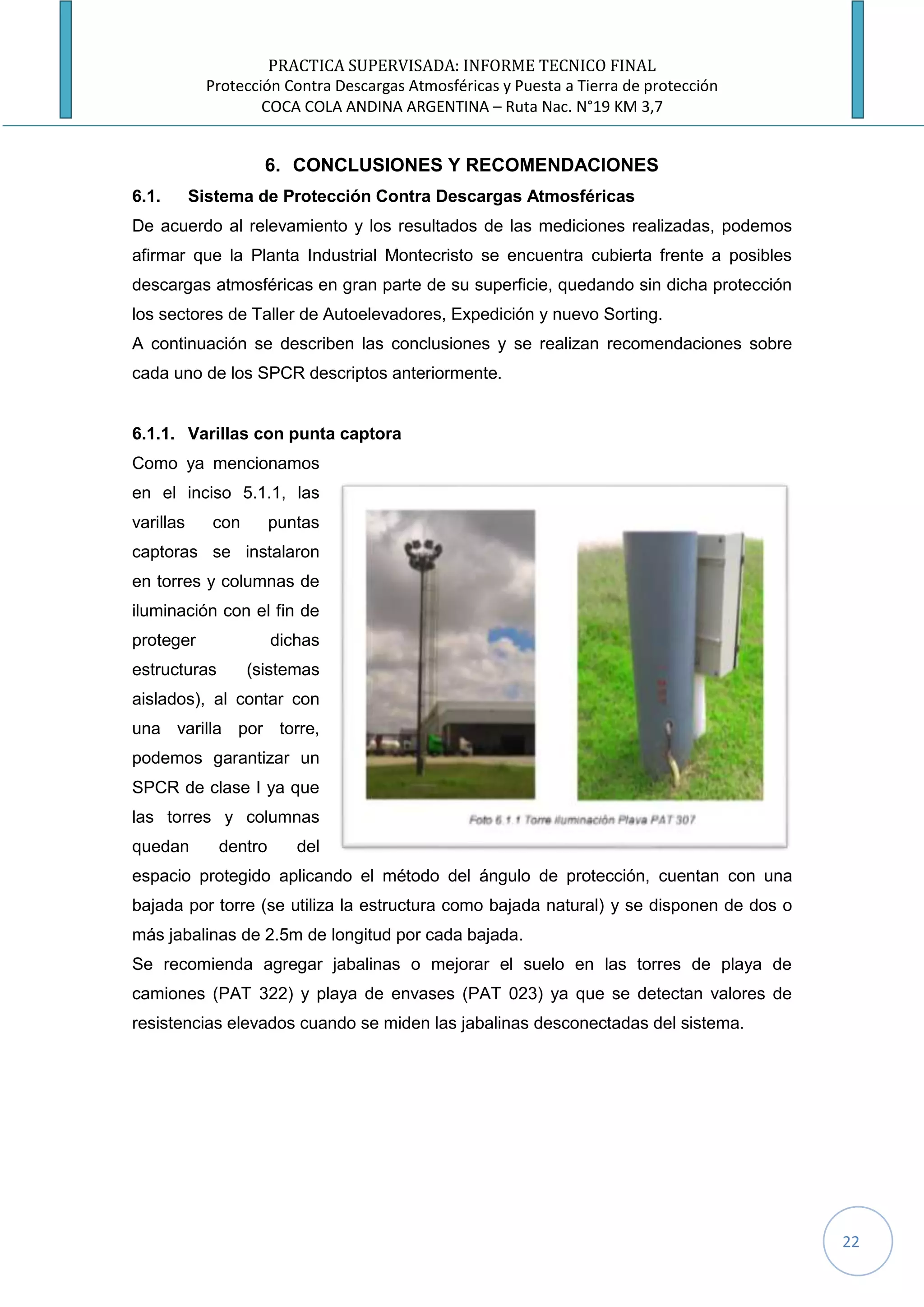 Proteccion contra descargas atmosfericas y puesta a tierra de ...