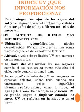 Importancia de la protección solar en los niños | PPT