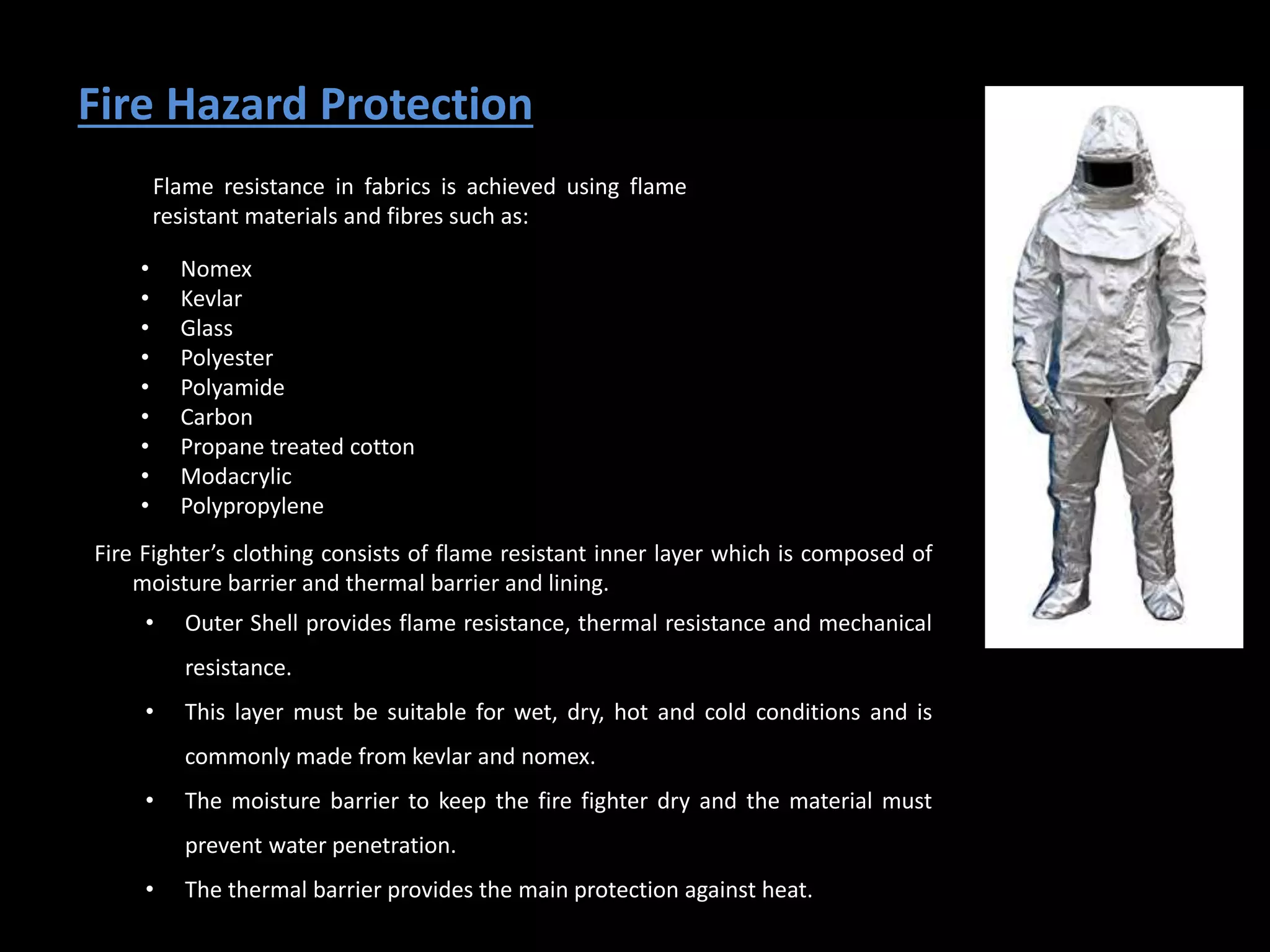 Protective textiles types and scope | PPTX