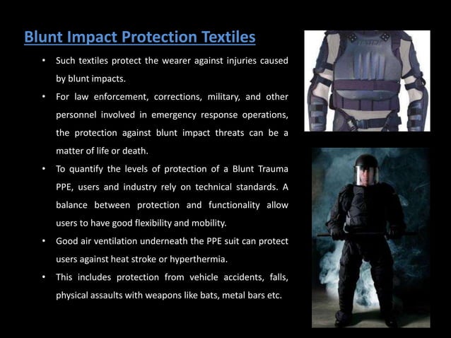 Protective textiles types and scope | PPTX
