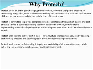 Protech Profile Ppt | PPT | Free Download
