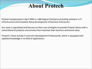 Protech Profile Ppt | PPT