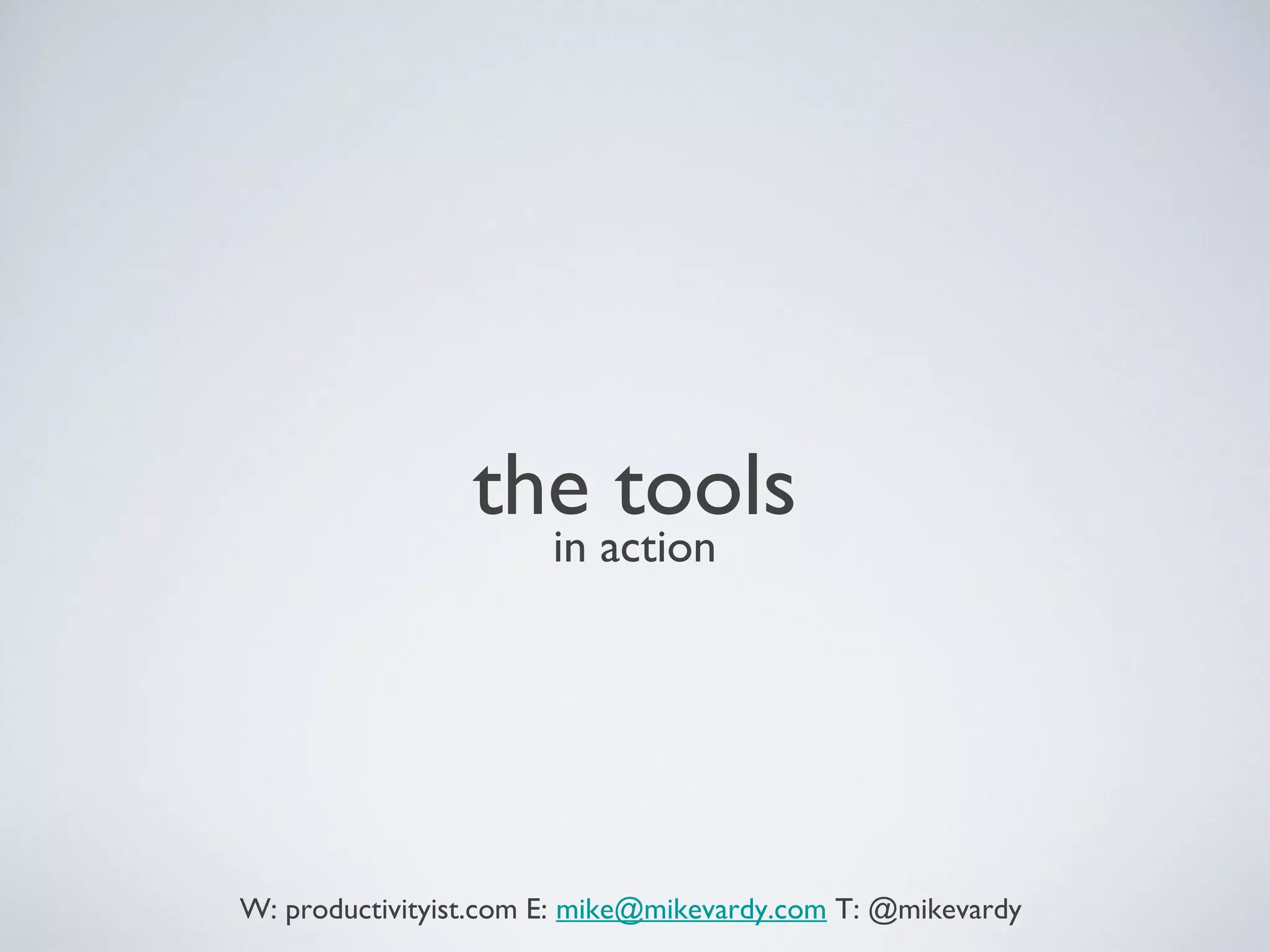 ProTECHtivity - Task Management Session | PPT