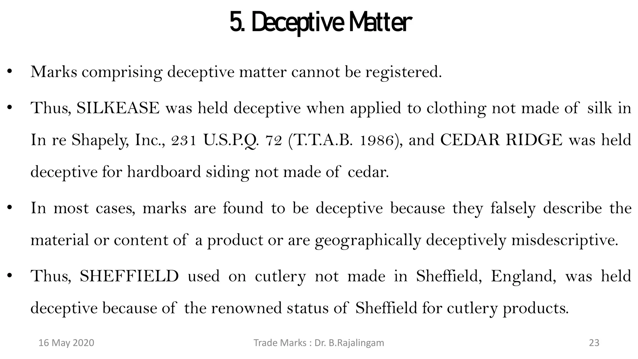 Protectable matter | PDF