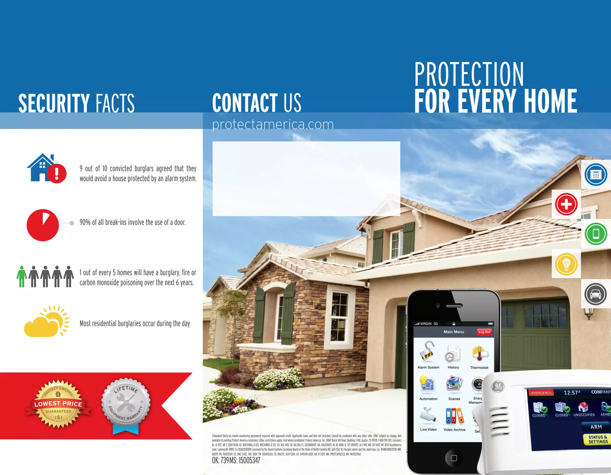 Protect America Security System Brochure | PPT
